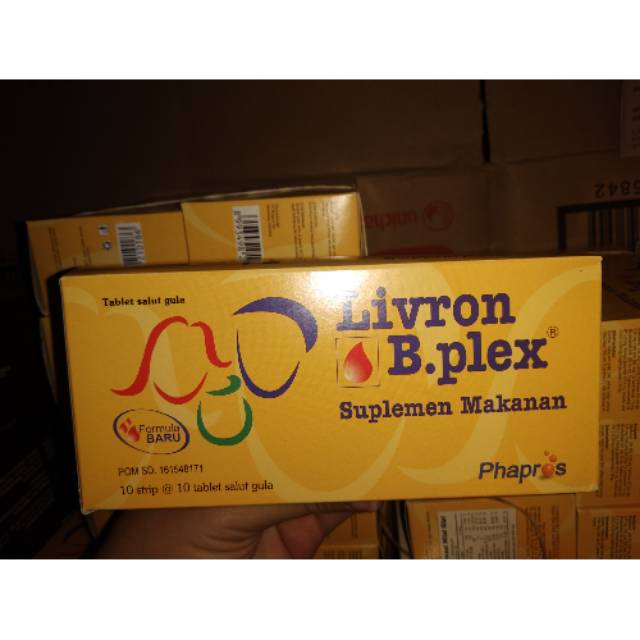 Jual Vitamin LIVRON B PLEX PER BOX ISI 100 BIJI | Shopee Indonesia