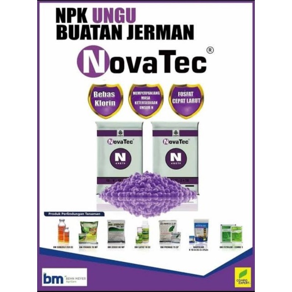 Jual BM Novatec Blue 25kg 12-12-17 pupuk jerman | Shopee Indonesia