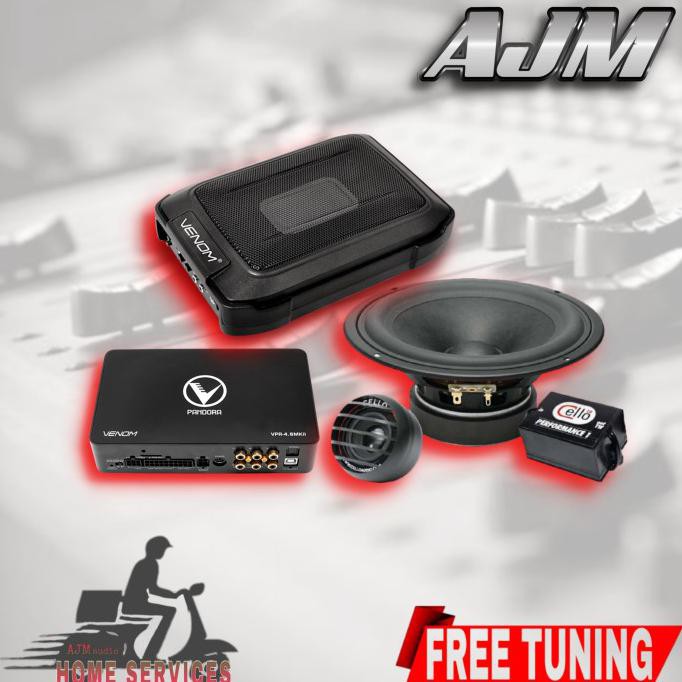 Jual Paket Audio mobil VENOM mix Speaker CELLO | Shopee Indonesia