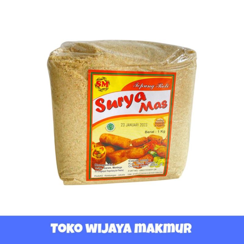 Jual Tepung Roti Surya Mas 1KG | Shopee Indonesia