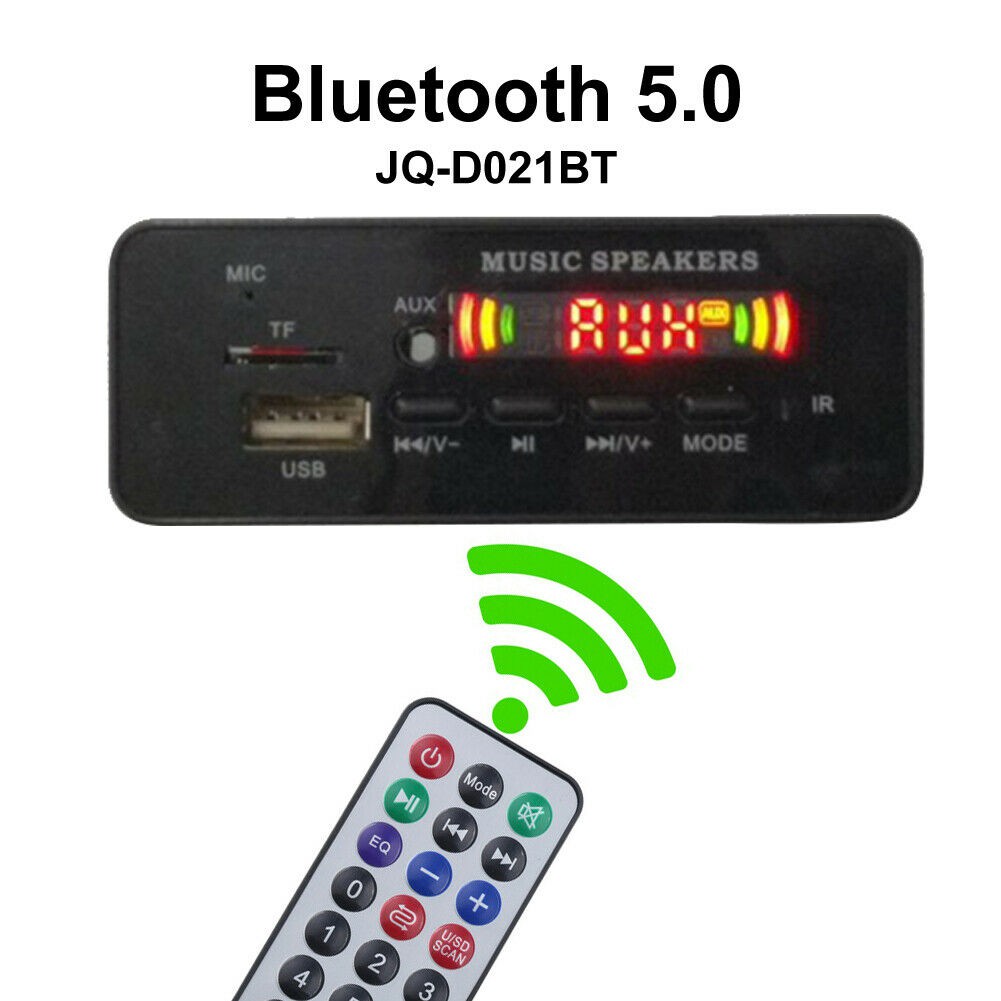 Jual Car Bluetooth 5.0 MP3 Player Decoder Board Audio Module USB AUX TF ...