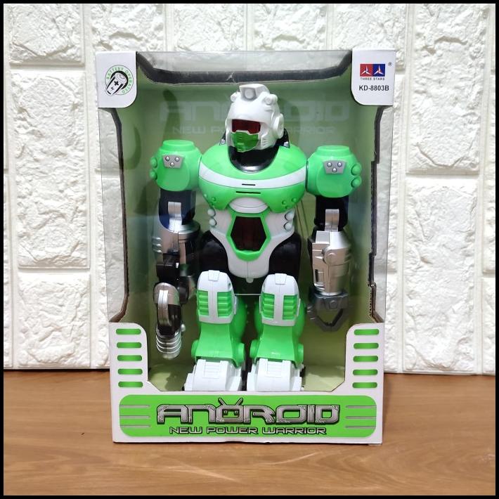 Jual Mainan Robot Android Warrior Berjalan dan Suara | Shopee Indonesia