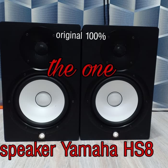 Jual ORIGINAL SPEAKER YAMAHA HS8 8inch powered studio monitor(harga 1 ...