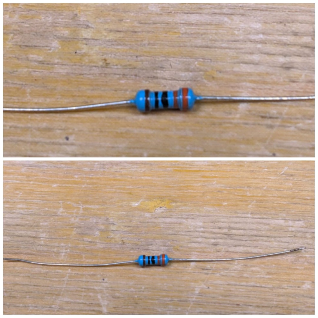 Jual Resistor 330R 330 Ohm 1/2W Metal Film 1% Taiwan Kaki Tembaga ...