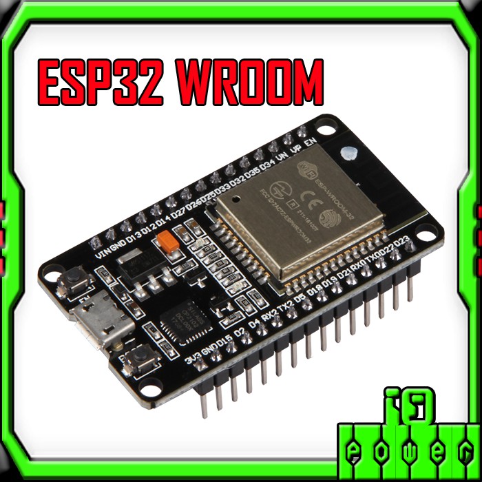 Jual ESP32 WROOM 32 4MB 2.4 GHz Wifi Bluetooth IoT ESP-32WROOM | Shopee ...