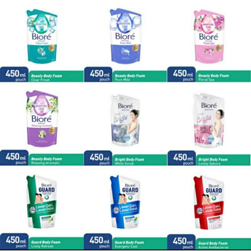 Jual BIORE Body foam all variant 400ml | Shopee Indonesia