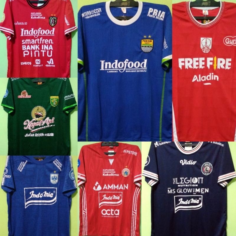 Jual jersey bola liga 1 indonesia liga bri grade lokal | Shopee Indonesia