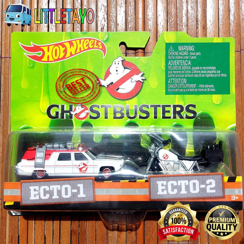 Jual HOTWHEELS WALLMART EXCLUSIVE GHOSTBUSTERS SET ECTO 1 & ECTO 2 ...