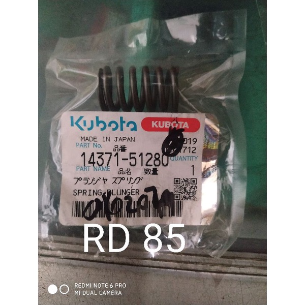 Jual spring nozzle dan plunger rd 85 original kubota | Shopee Indonesia