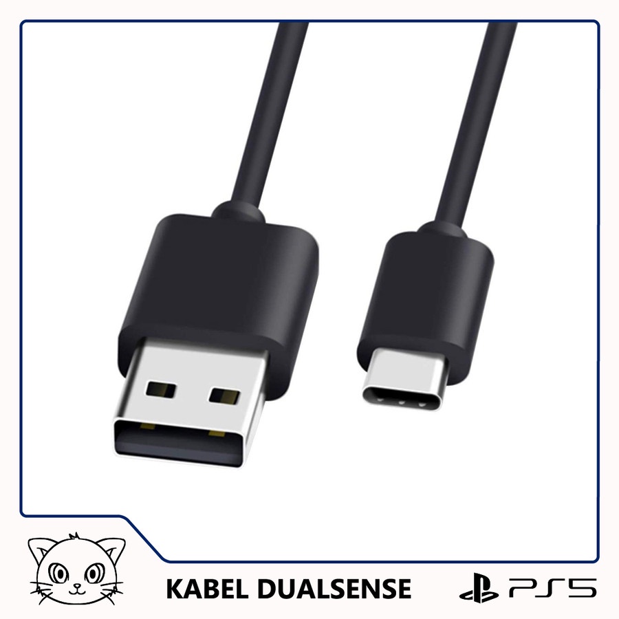 Jual PS5 DualSense USB Type-C / Type C Cable Original - Kabel Stik ...