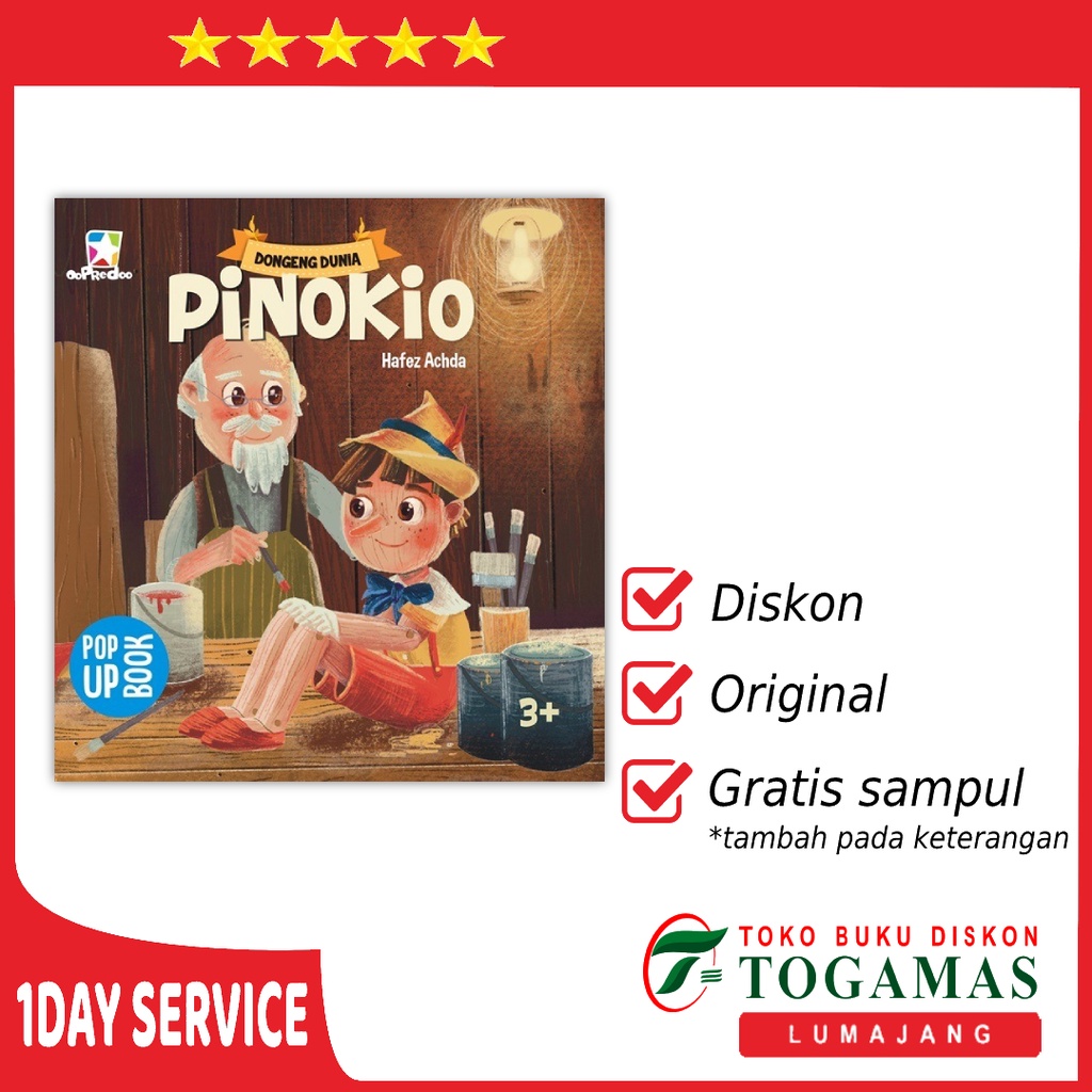Jual OPREDO POP UP BOOK DONGENG DUNIA : PINOKIO - BUKU ANAK | Shopee ...