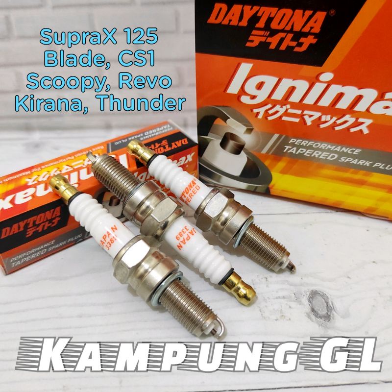 Jual Busi Daytona Ignimax Supra X 125 Karisma Blade CS1 Scoopy Kirana ...