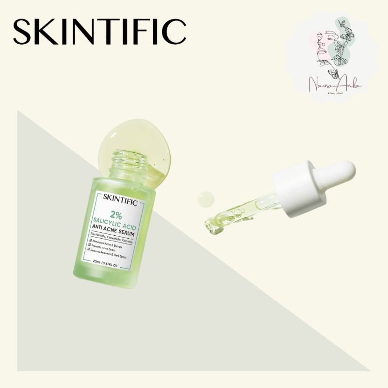 Jual SKINTIFIC-2% Salicylic Acid Anti Acne Serum-20 ml | Shopee Indonesia