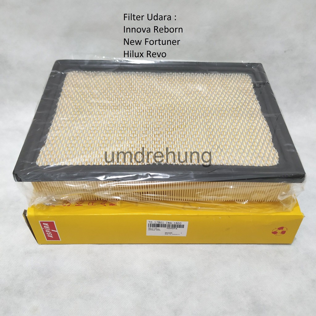 Jual Filter Udara Toyota Innova Reborn New Fortuner Hilux Revo | Shopee ...