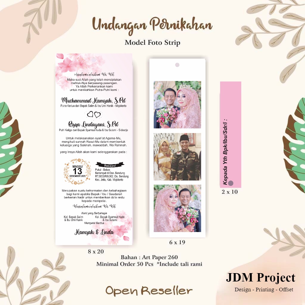 Jual Undangan Pernikahan / Undangan Simpel / Wedding invitation ...