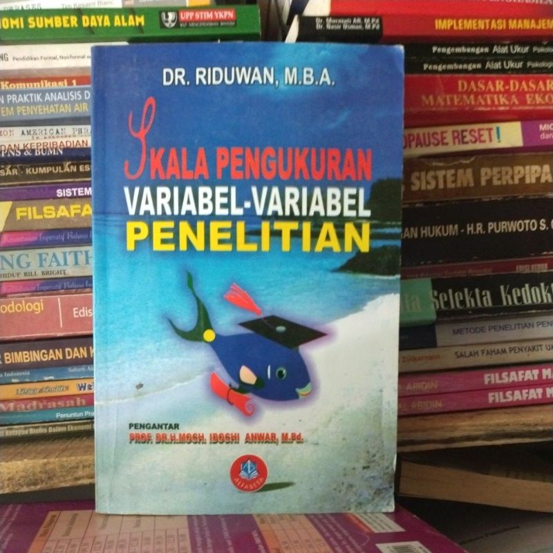 Jual buku skala pengukuran variabel variabel penelitian by Dr Riduwan ...
