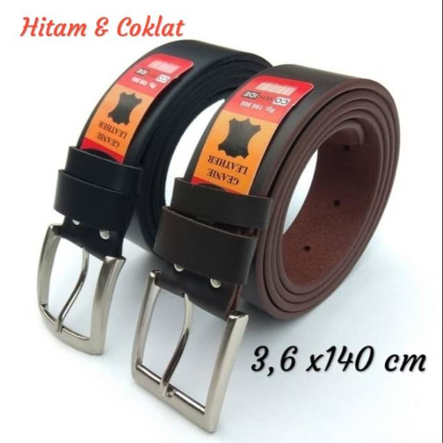 Jual IKAT PINGGANG JUMBO GESPER SABUK PRIA KULIT SINTETIS PANJANG 140 ...