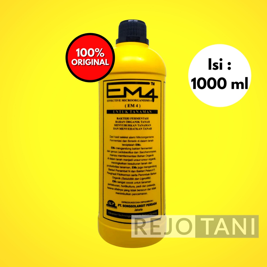 Jual Pupuk Organik EM4 Pertanian 1 Liter | Shopee Indonesia
