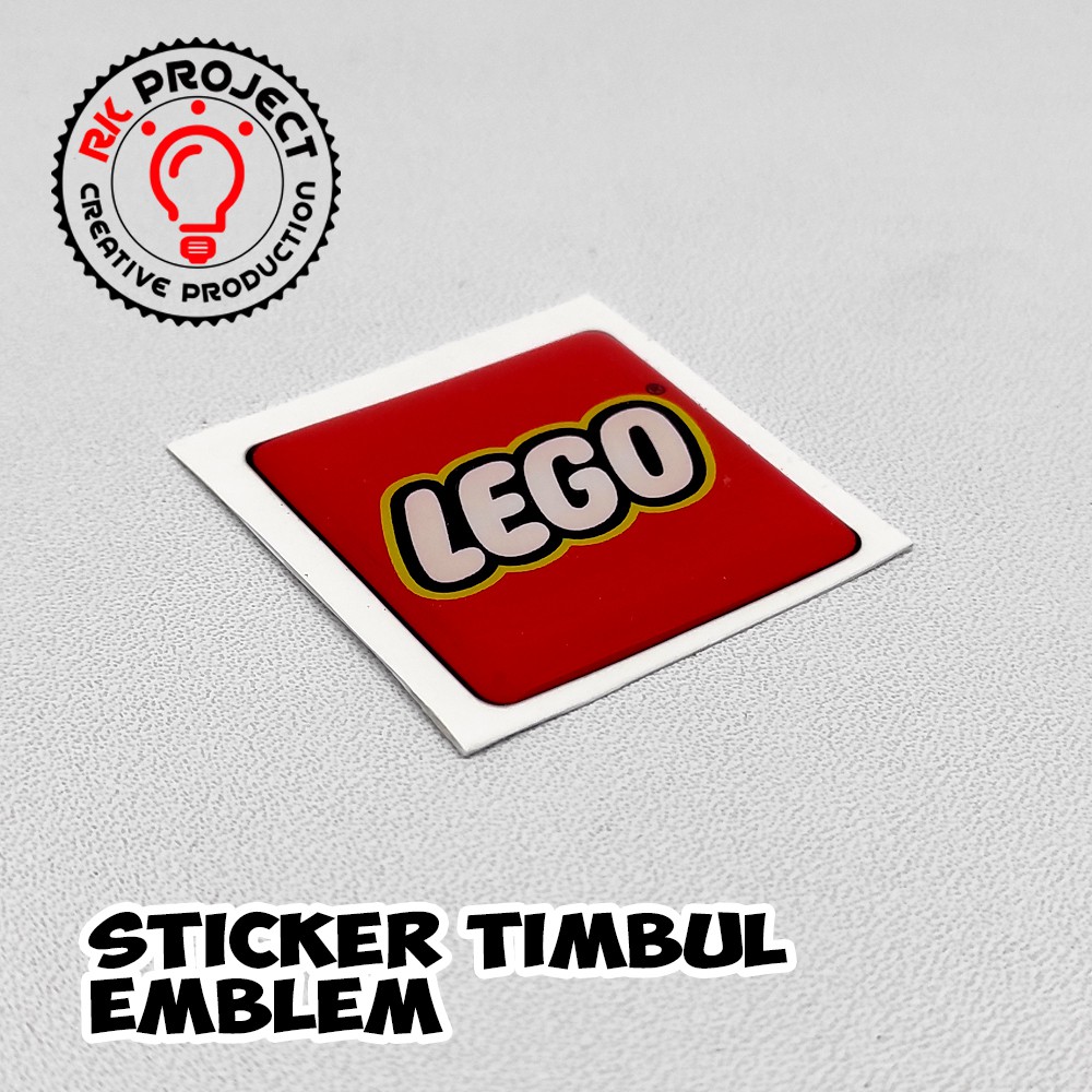 Jual LEGO Sticker Timbul Emblem Resin Lentur | Shopee Indonesia