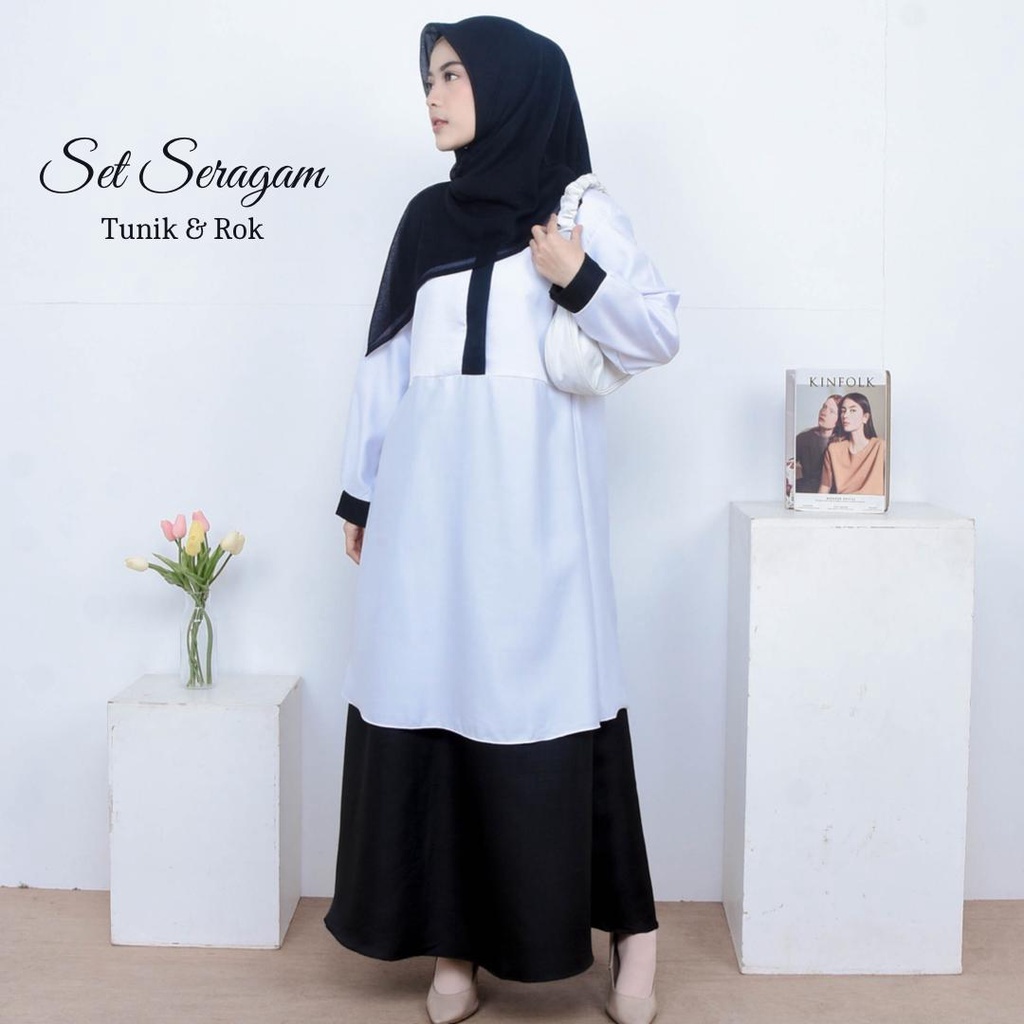 Jual Putra Praja Grosir - One Set PDH Hitam Putih Seragam PNS Setelan ...