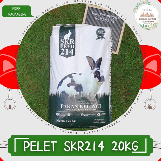 Jual SKR 214 Rabbit Food Makanan Pelet Kelinci - 20KG | Shopee Indonesia