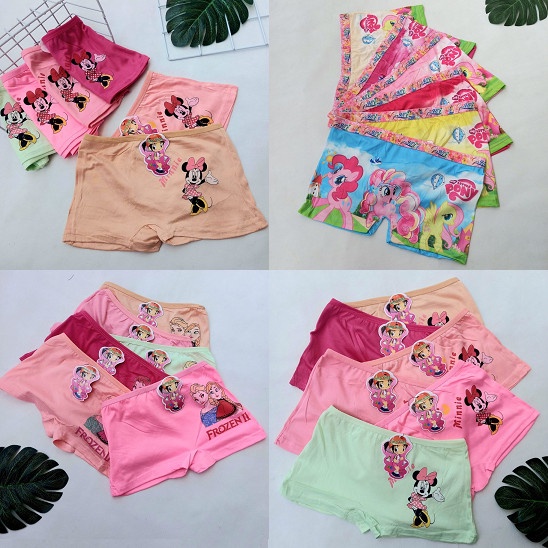 Jual Boxer Anak Cewek Set Isi 3 Pcs | Shopee Indonesia