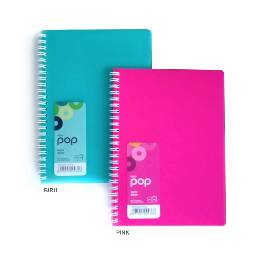 Jual Daiichi - Notebook Buku Tulis Ring Besi Popular Cover Transparan ...