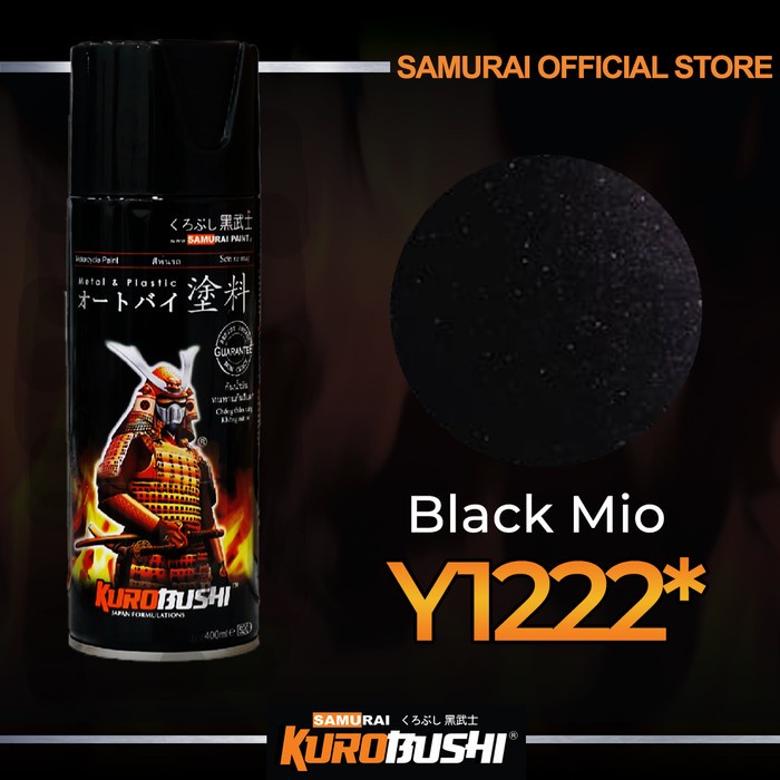 Jual Samurai Paint Yamaha Black Mio Y1222 Hitam Gradasi Ungu Gelap #Y1222 | Shopee Indonesia