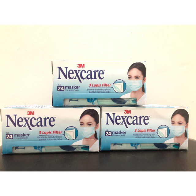 Jual 3M Nexcare Masker MD-23 3Ply (1BOX ISI 24 PCS) | Shopee Indonesia