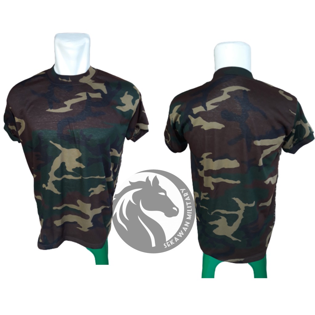 Jual Baju Kaos Pendek Loreng US ARMY Oblong Loreng Amerika | Shopee ...