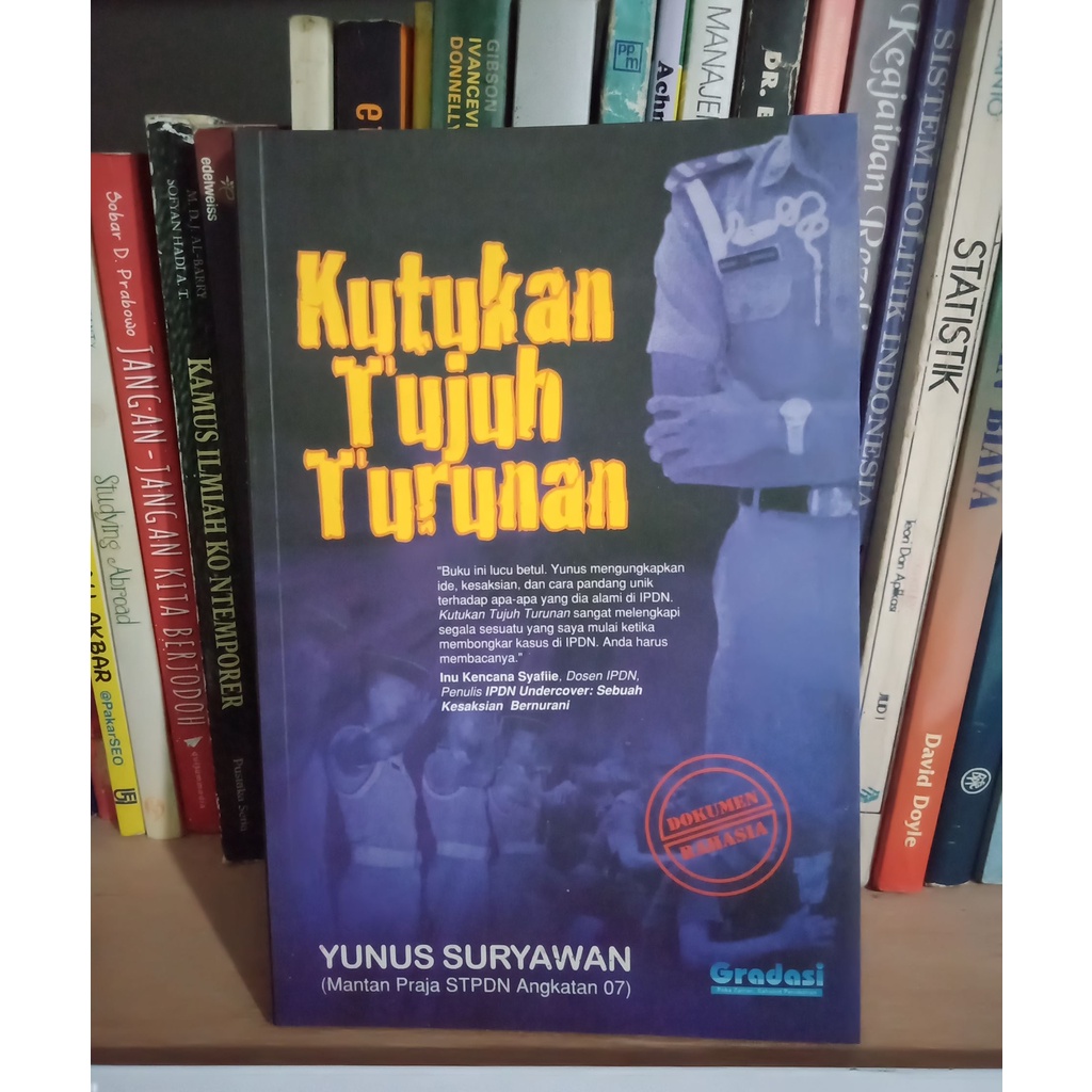 Jual Buku Kutukan Tujuh Turunan - Yunus Suryawan (ORIGINAL) | Shopee ...