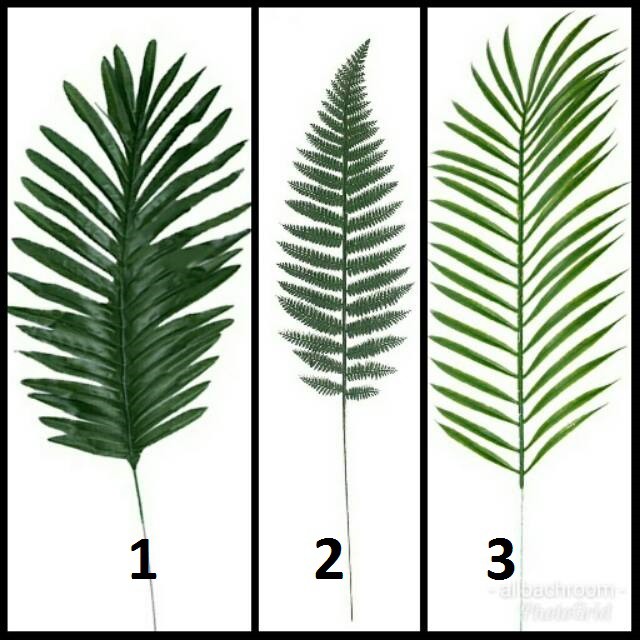 Jual 5 PCS Daun pakis artificial palm daun plastik hiasan ruang tamu ...