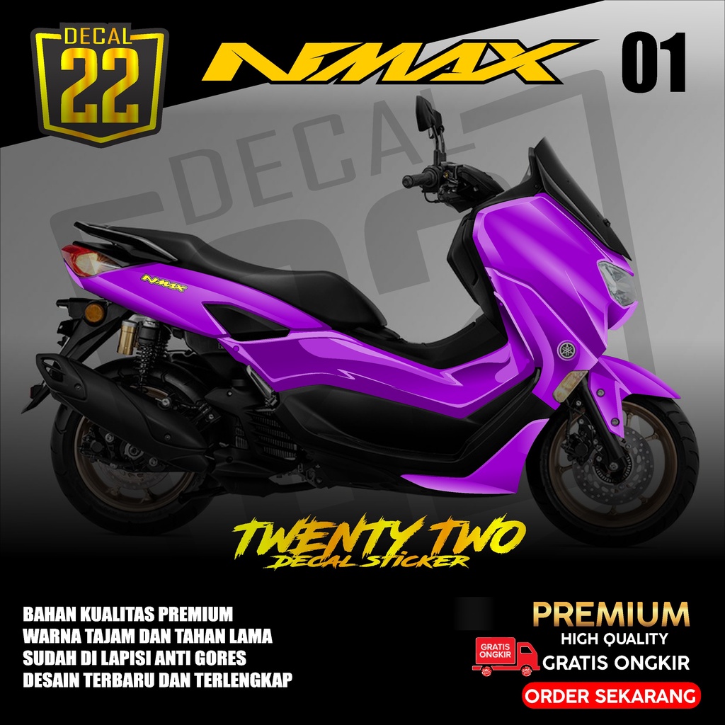 Jual Decal stiker yamaha Nmax 2021 Full Body Stiker Nmax 2021 Full Body ...