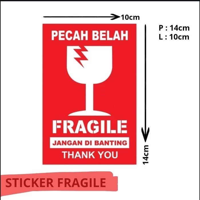 Jual Sticker Fragile | Shopee Indonesia