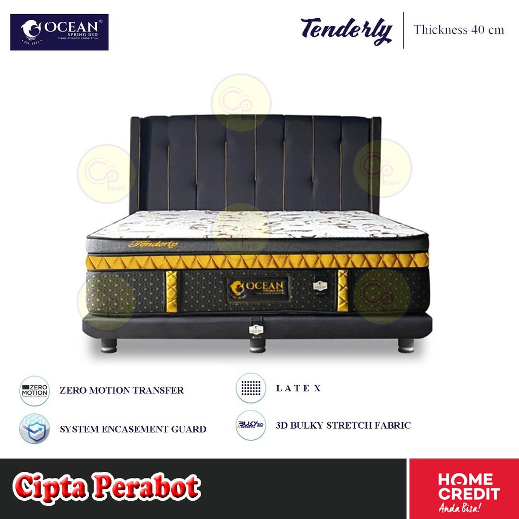 Jual Original Fullset Ocean Tenderly Latex Pocket Spring 180 x 200 | Shopee Indonesia