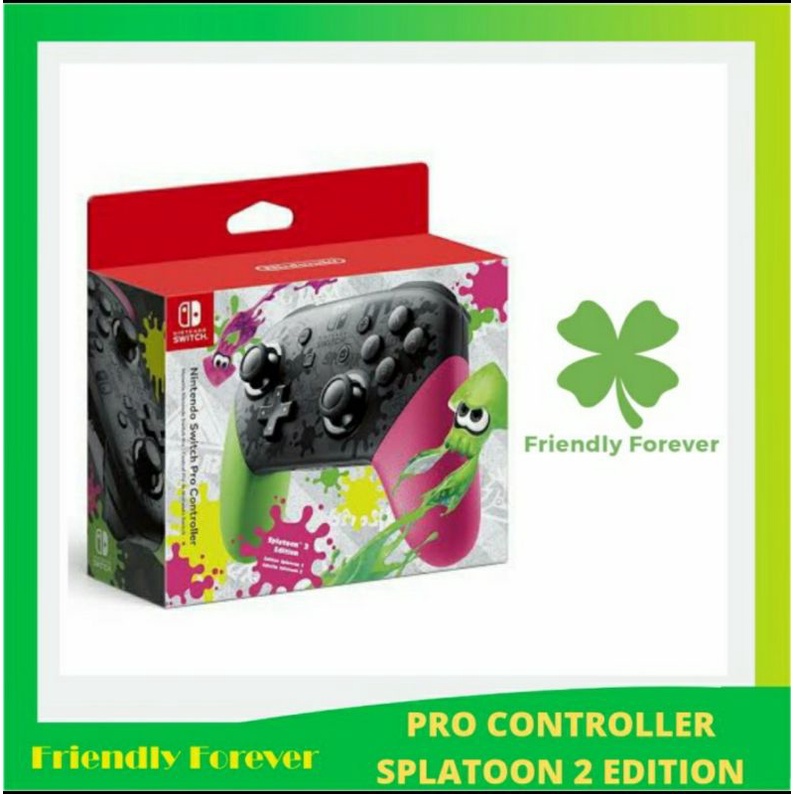 Jual Nintendo Switch Pro Controller Splatoon 2 Edition Procon Original ...
