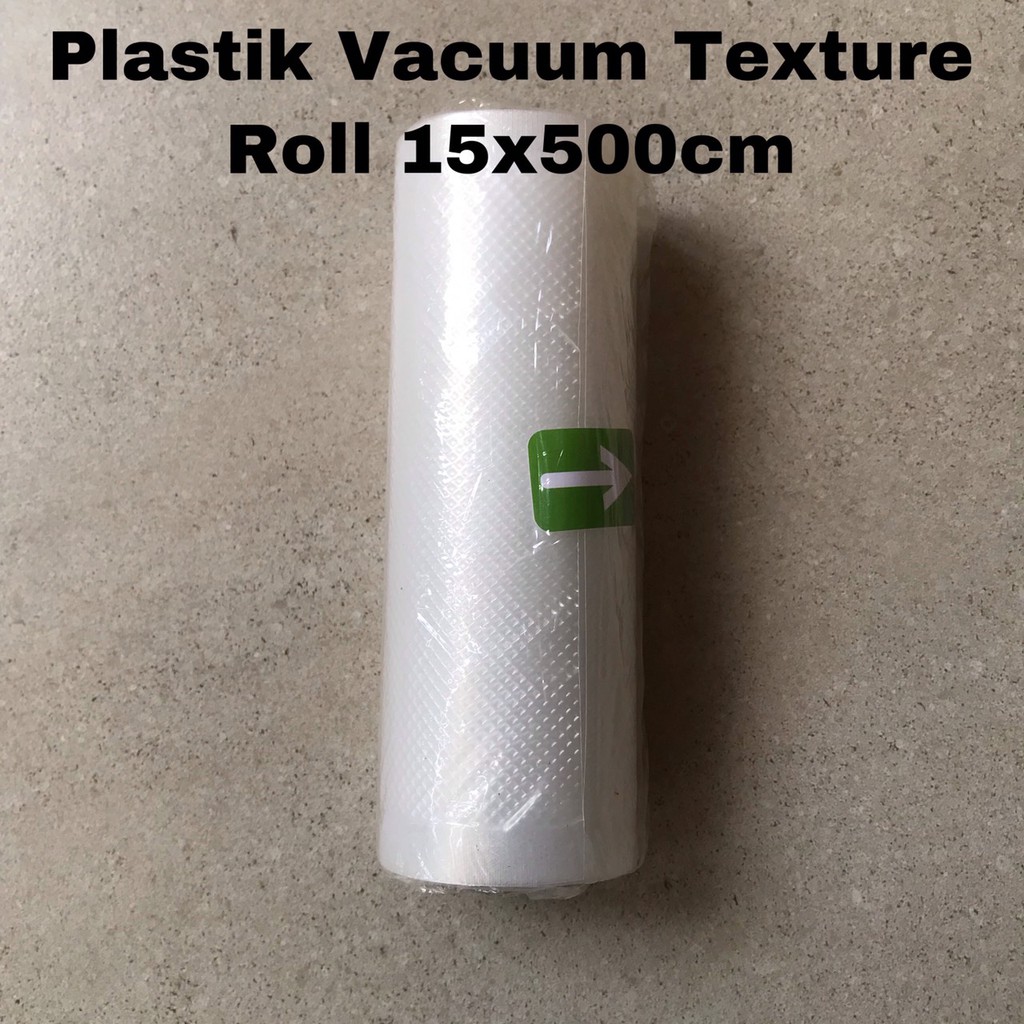 Jual Plastik Vacuum Roll Embossed 15x500cm / Vakum Plastic Sealer 15 x ...