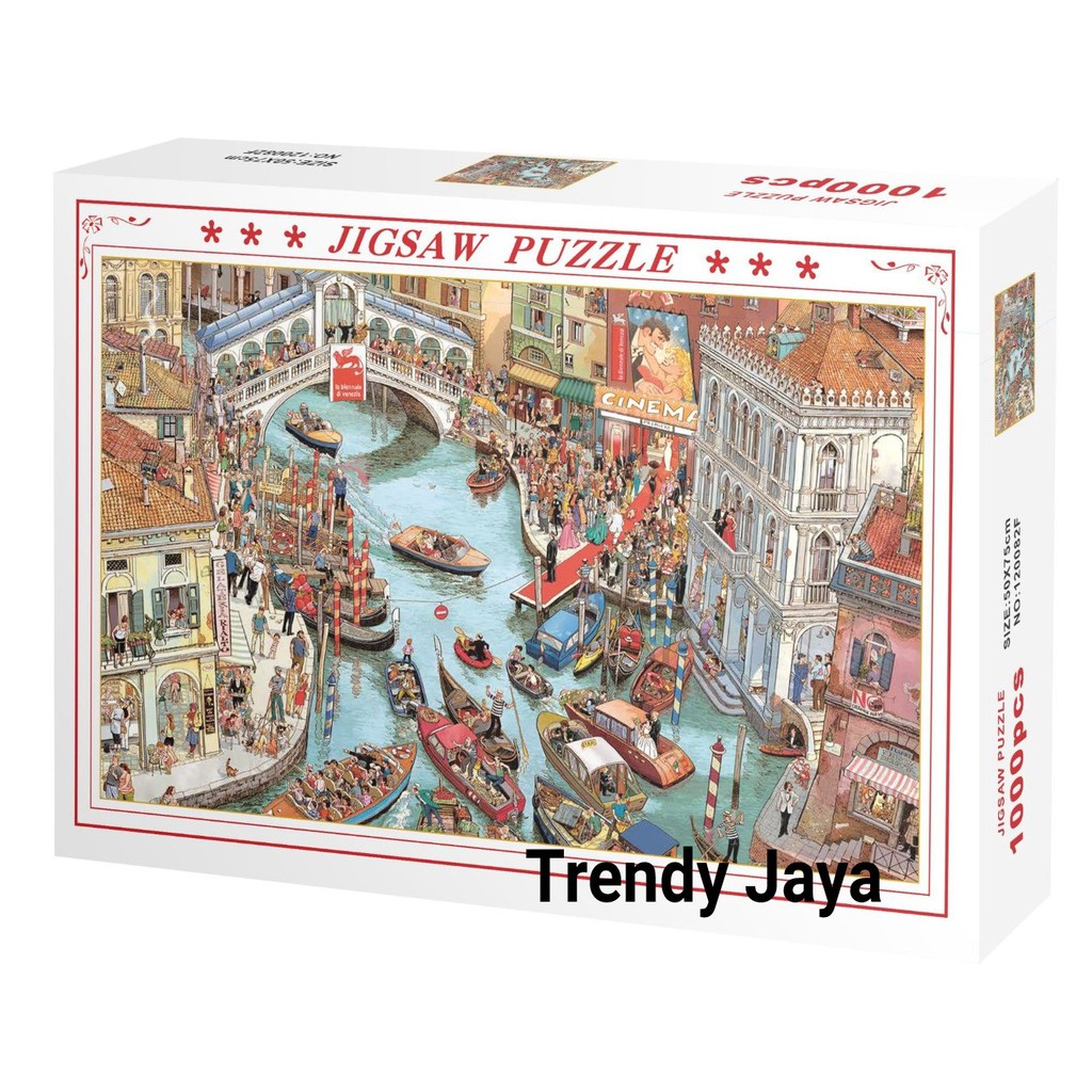 Jual Puzzle 1000 Pcs Jigsaw Puzzle Ukuran Besar 50 X 75 Cm Besar ...