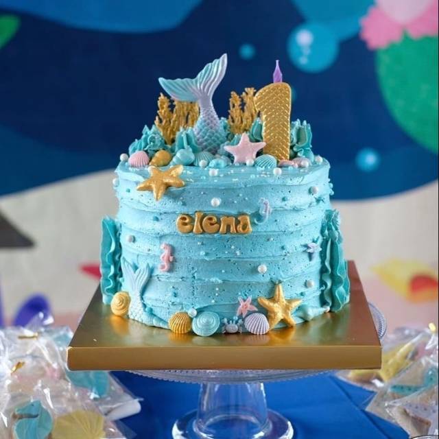 Jual kue ulang tahun mermaid | Shopee Indonesia