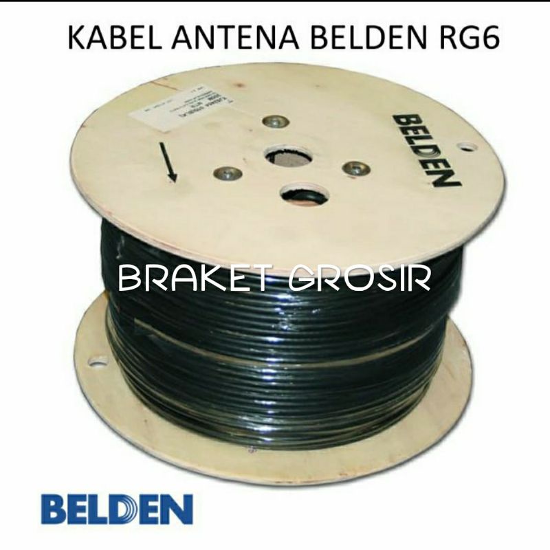 Jual Kabel Antena Belden atau Kabel TV Belden RG6 per meter | Shopee Indonesia