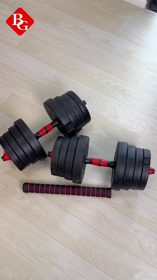 Jual HTD Sport Dumbbell Set 20Kg PVC Alat Olahraga Beban Angkat Besi Peralatan Fitness ...