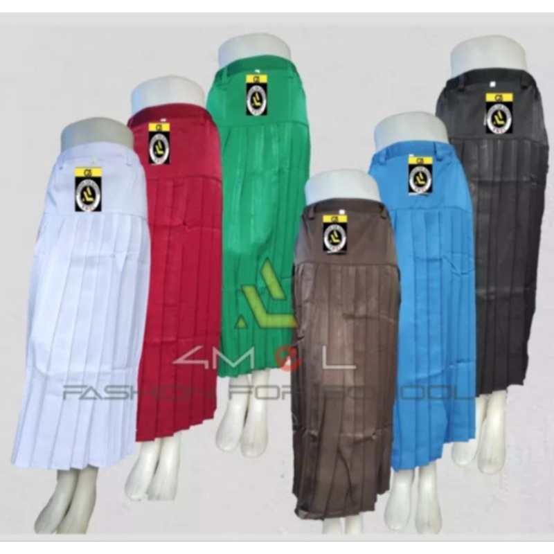 Jual ROK PANJANG MODEL REMPEL PINGGANG BAWAH atau PB SERAGAM SEKOLAH SD ...