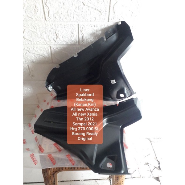 Jual Liner,Fender,Belakang,L/R,Set,All,New,Avanza,All,New,Xenia ...