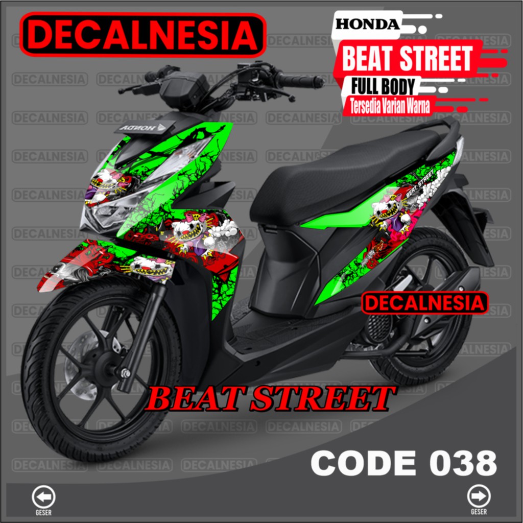 Jual Decal Beat Street New 2021 2022 2023 Full Body Sticker Motor ...