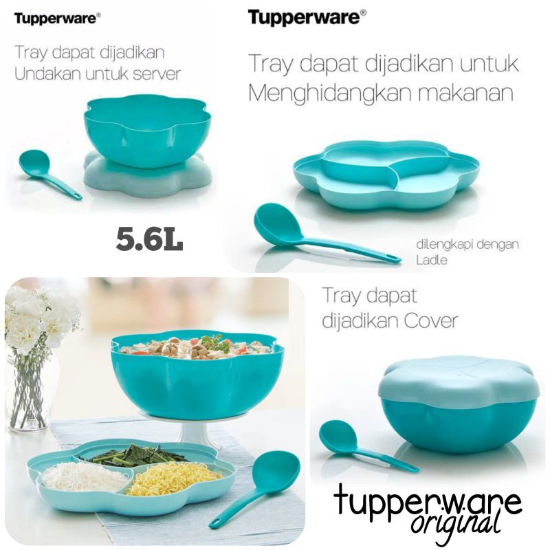 Jual Tupperware Promo Wadah Modern Serving Makanan Berkuah Soto Sop Es ...
