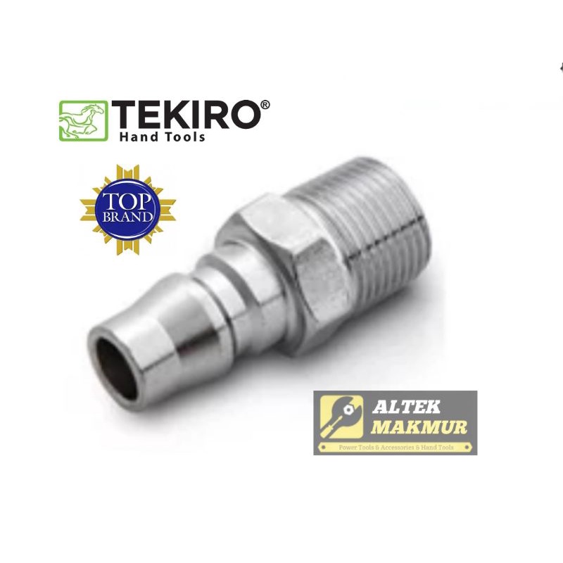 Jual TEKIRO AIR QUICK COUPLER PLUG PM20 PM30 PM40 / COUPLER COPLER ...