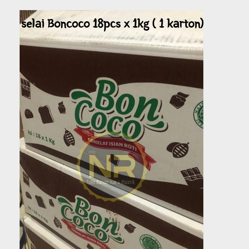 Jual coklat selai 18kg Boncoco 1 karton | Shopee Indonesia