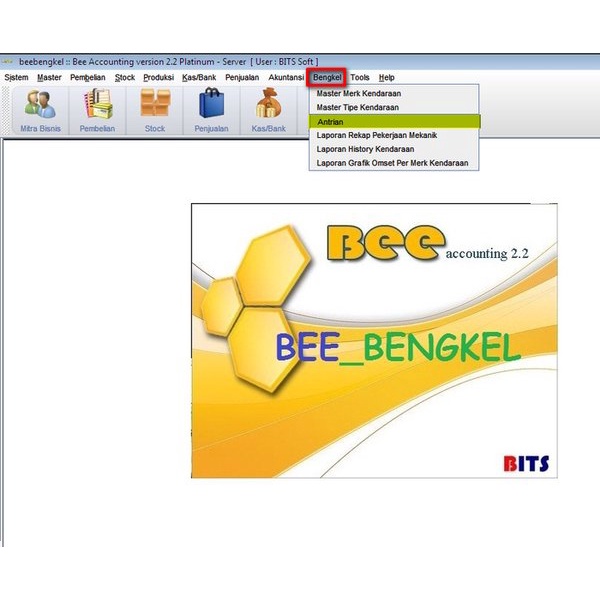 Jual Software Aplikasi Bee Bengkel Platinum lengkap accounting | Shopee ...