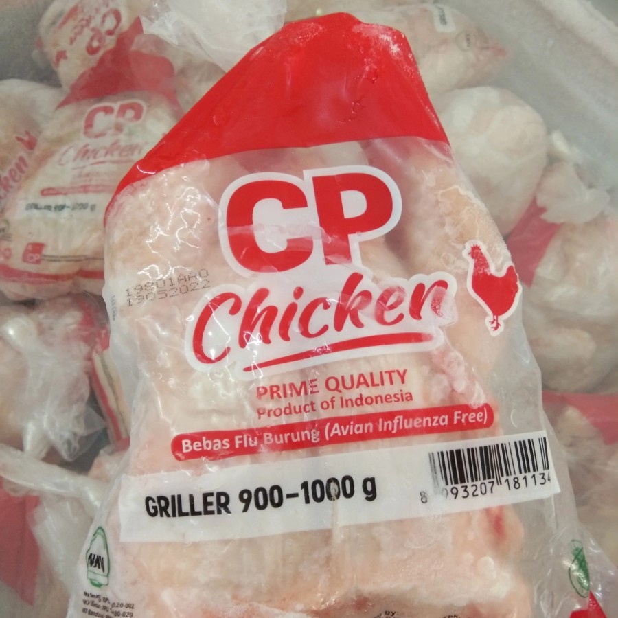 Jual AYAM UTUH CP 900GR WHOLE CHICKEN BROILER HALAL FIESTA GRILLER ...