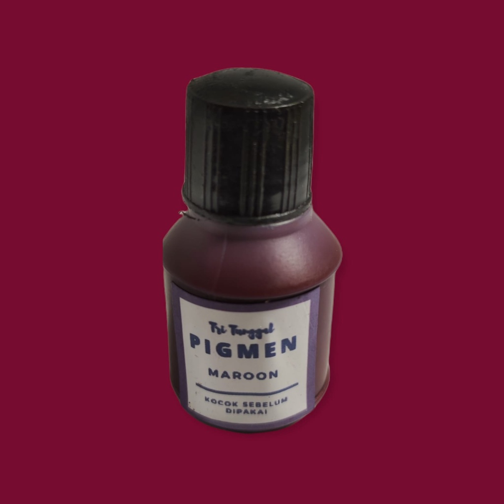 Jual PIGMEN 12gr MAROON merah tua Mini Kecil Pewarna Sablon Pigment ...